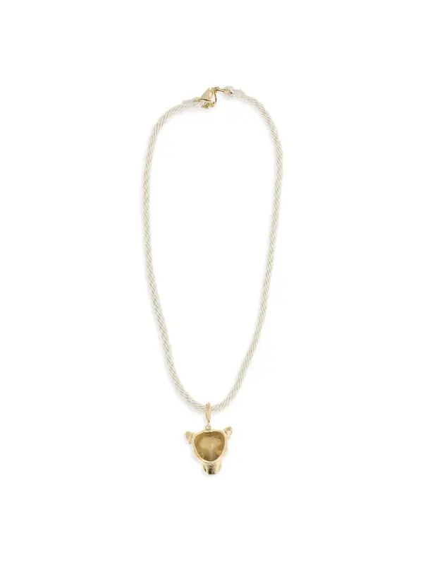 FORTE_FORTE Sculpture Necklace With Puma Pendant