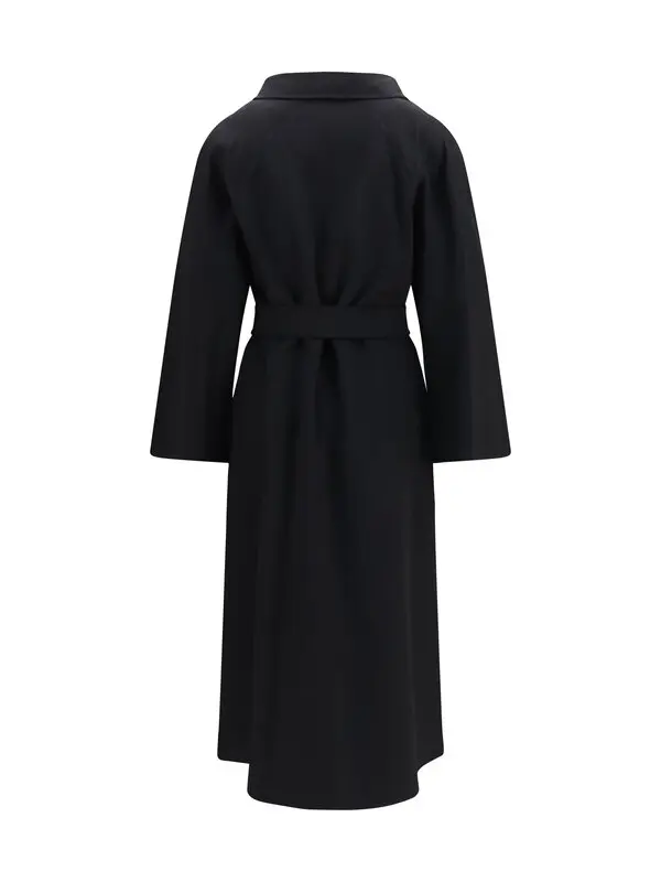 Max Mara Ludmilla Cashmere Wrap Coat - Black