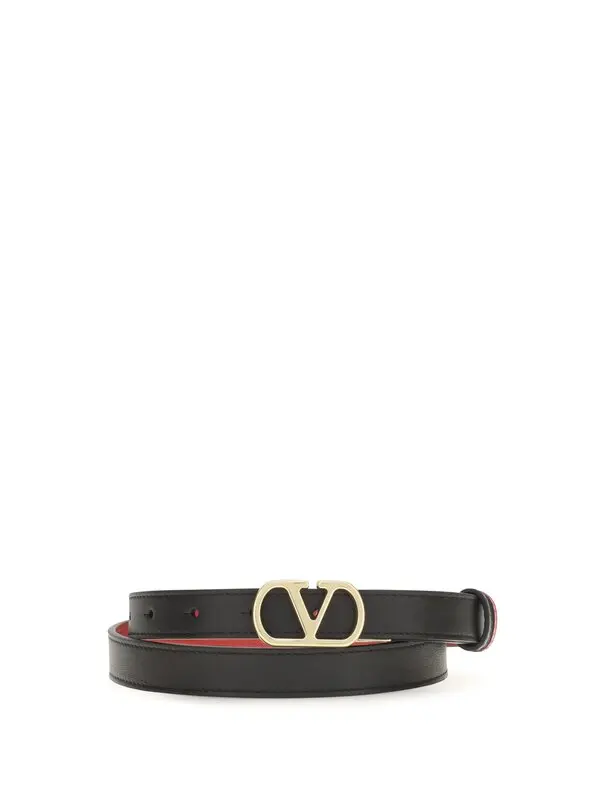 Valentino Garavani Reversible Vlogo Signature Belt - Black