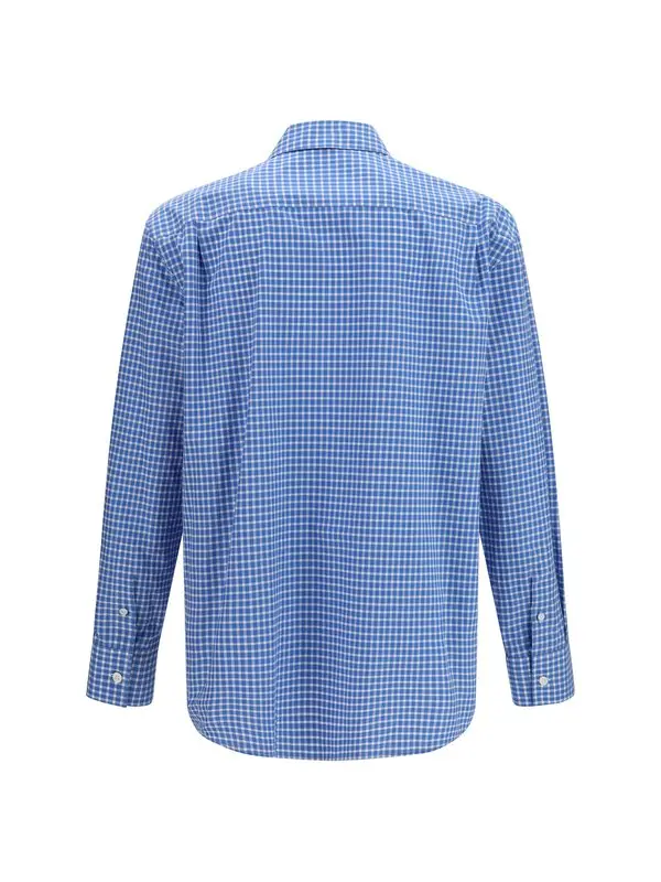 Loewe Textured Cotton Check Shirt