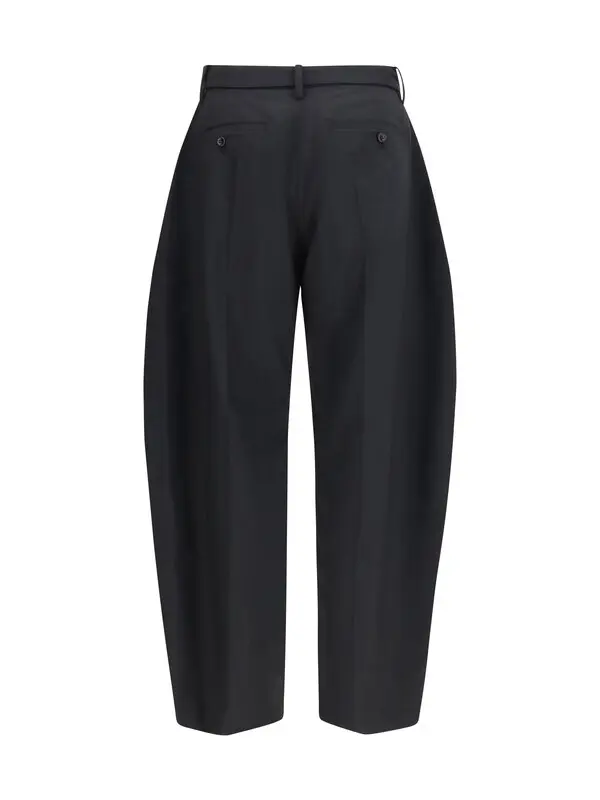 Sacai Wool Tailored Pants With Belt