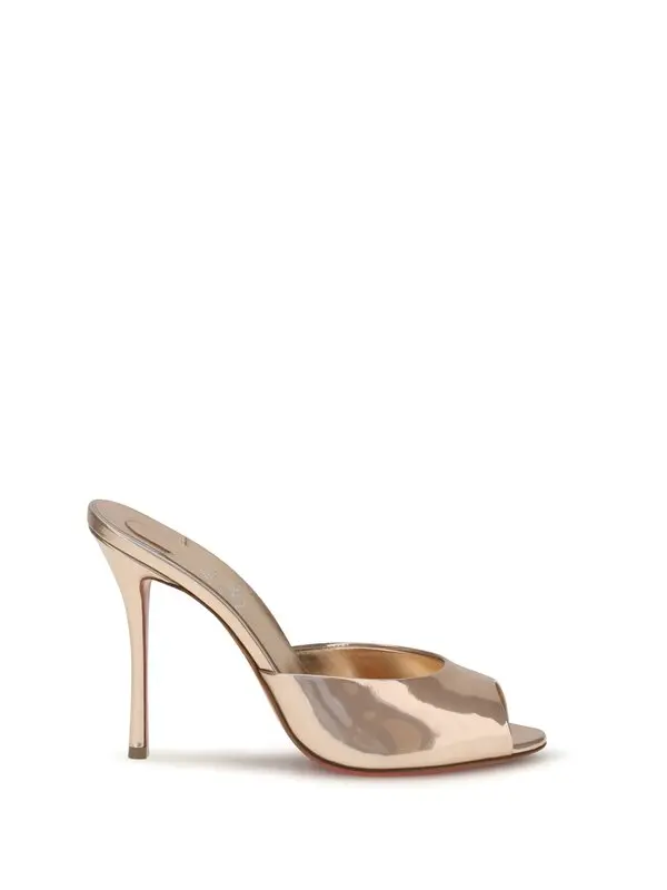 CHRISTIAN LOUBOUTIN Me Dolly Mules - Gold