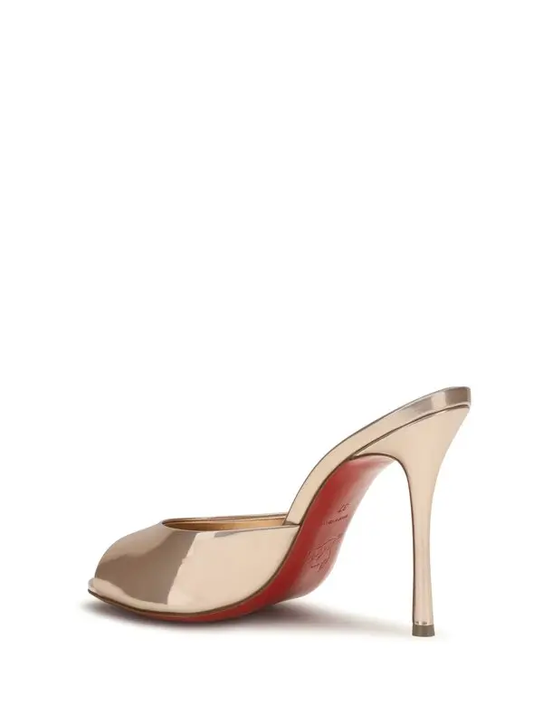 CHRISTIAN LOUBOUTIN Me Dolly Mules - Gold