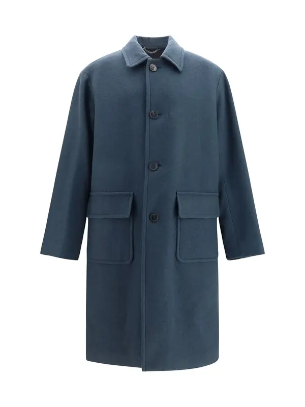 Dries Van Noten Long Single-breasted Coat