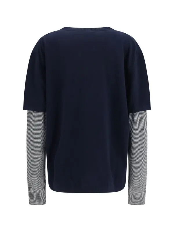 Miu Miu Long-sleeve Layered Sweater