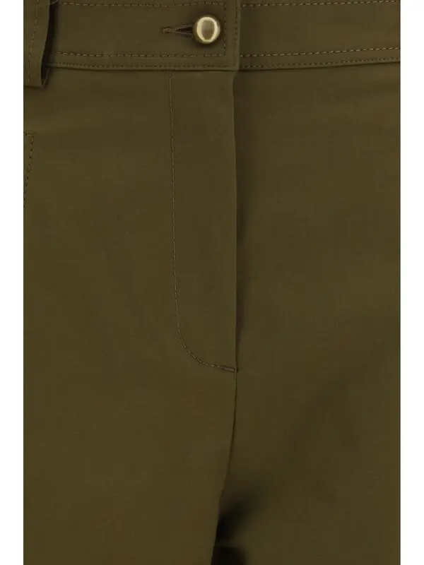 Max Mara Adorni Cropped Pants - Green