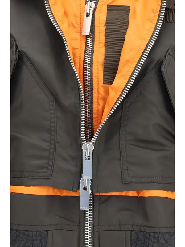Sacai Double-zip Nylon Jacket