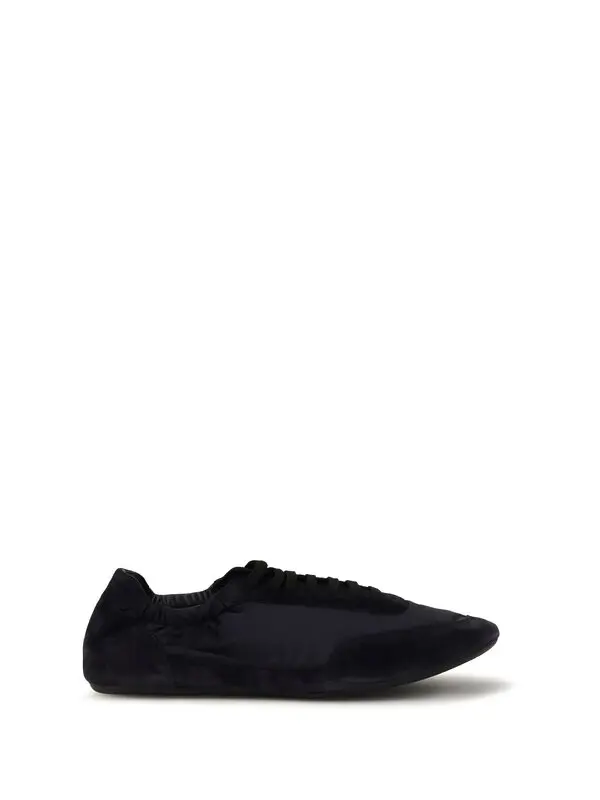 Prada Collapse Re-nylon And Suede Sneakers