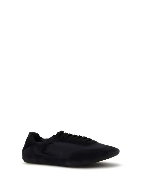Prada Collapse Re-nylon And Suede Sneakers