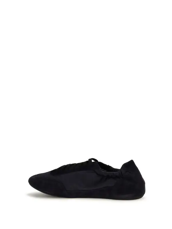 Prada Collapse Re-nylon And Suede Sneakers