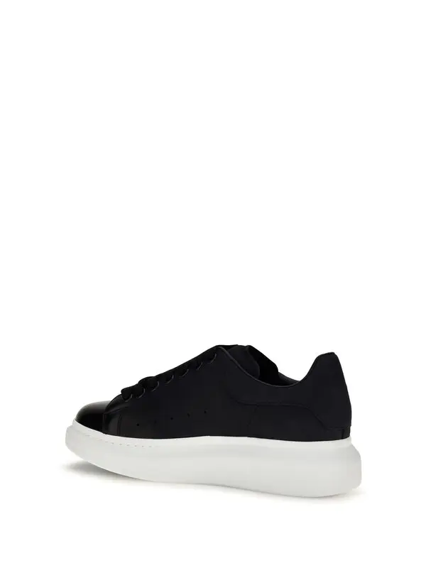 Alexander McQueen Oversized Leather Sneakers - Blue