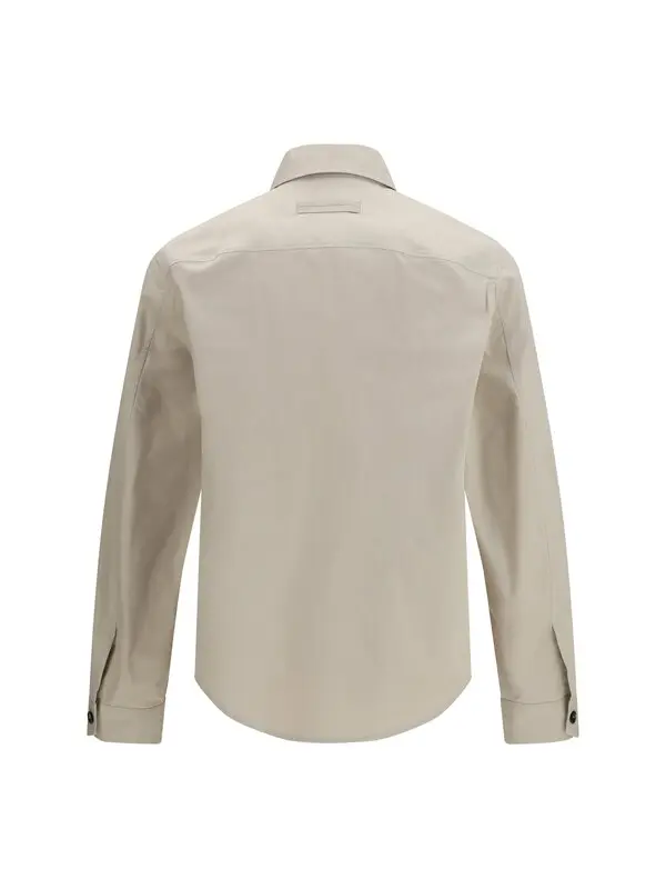 Zegna Linen Wool And Silk Shirt Jacket