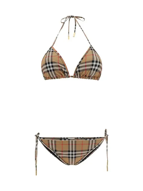 Burberry Archivio Check Bikini - Brown