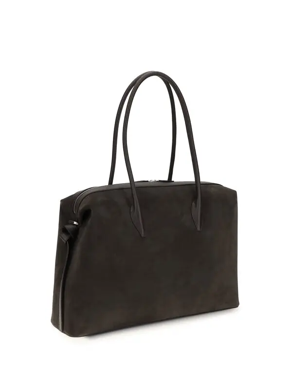 Yuzefi Large Brioche Duffle Shoulder Bag - Brown