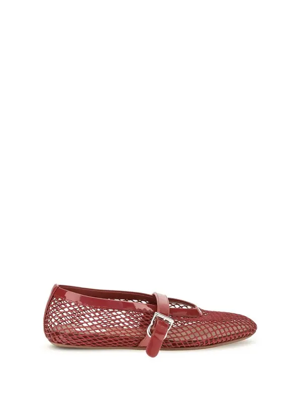 Alaïa Mesh Ballerinas - Red