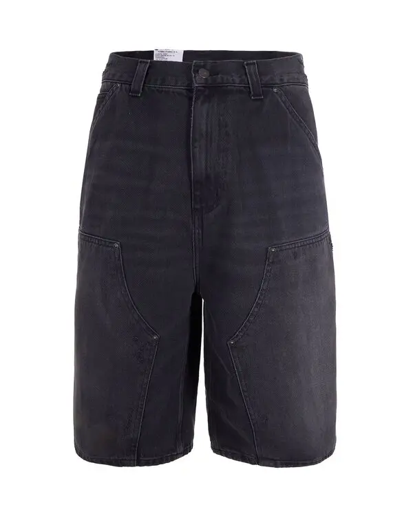 Carhartt Work In Progress Recycled Cotton Denim Shorts - Black