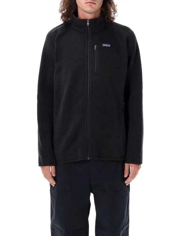 Patagonia Better Sweater Jacket For Recycled Fleece Wind-resistant Zip-up - Nero