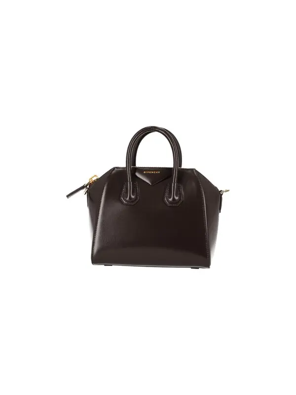 Givenchy Antigona Mini Box Calfskin Handbag - Brown