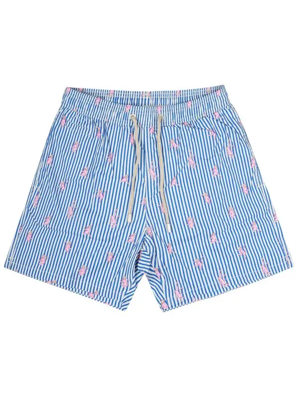 MC2 SAINT BARTH Lighting Swim Trunks - Blue