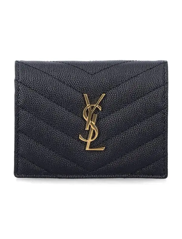 Saint Laurent Calfskin Wallet - Nero