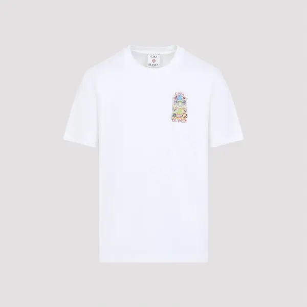 Casablanca Orchid Court Mini T-shirt - White
