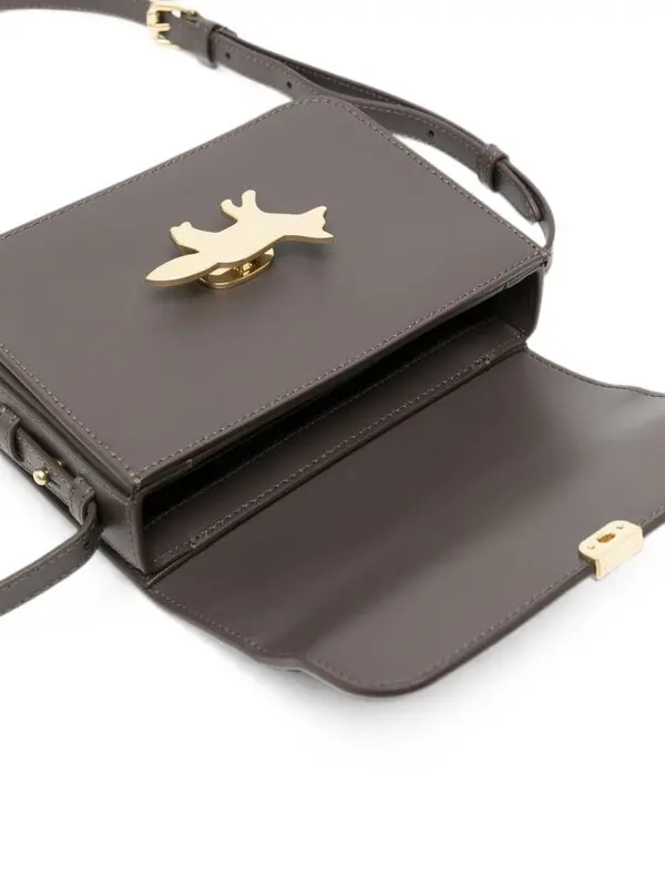 Maison Kitsuné Edie Leather Crossbody Bag
