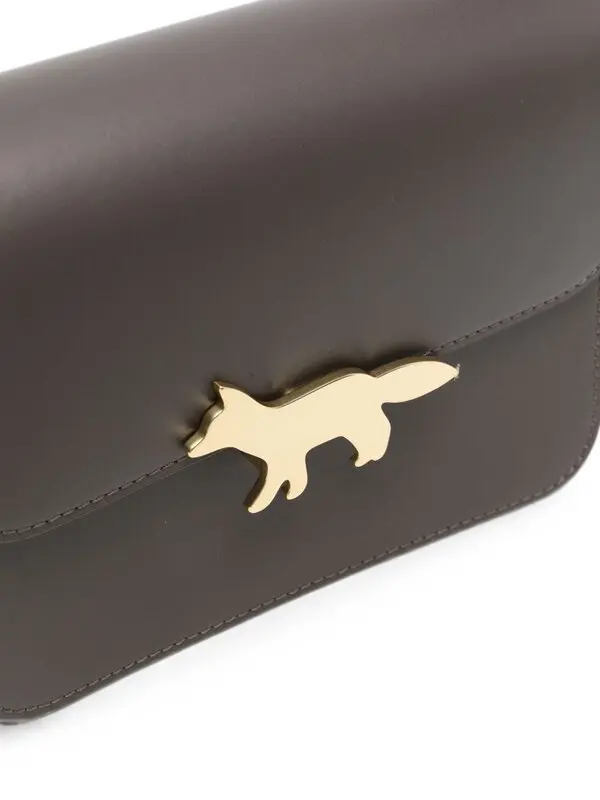 Maison Kitsuné Edie Leather Crossbody Bag