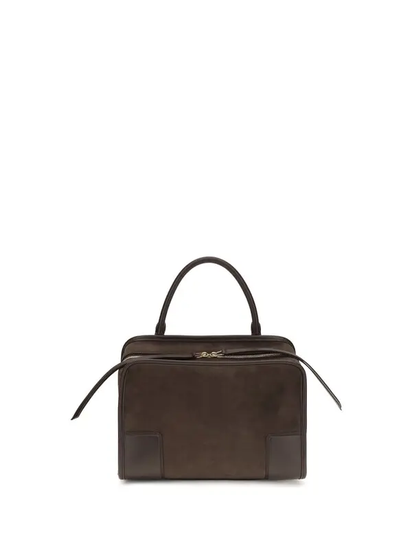 Loewe Medium Amazona 180 Handbag In Calfskin - Brown