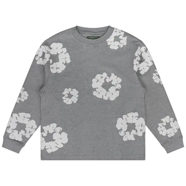 DENIM TEARS Cotton Wreath Long Sleeve T-shirt
