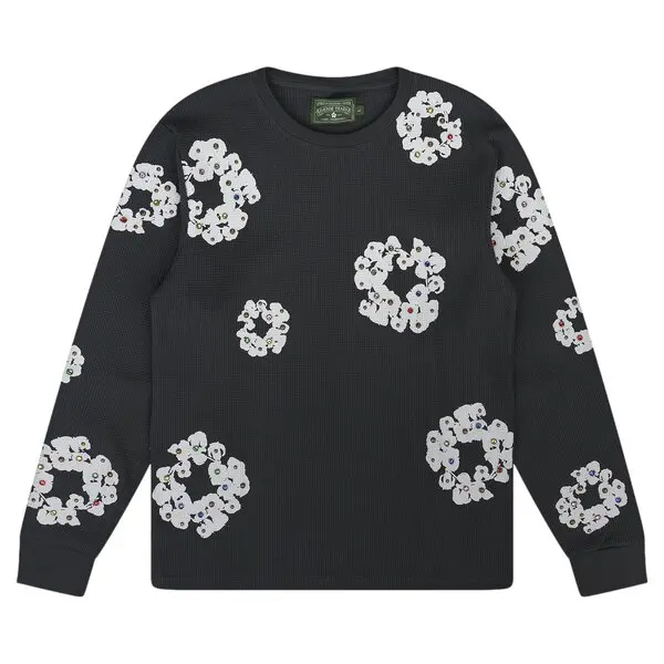 DENIM TEARS Cotton Wreath Thermal Top