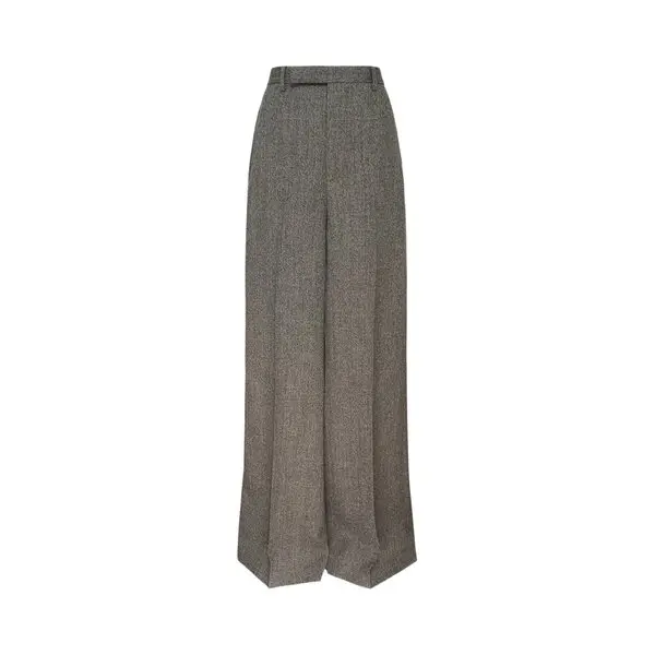 Rick Owens Wide Tailored Pants Melange