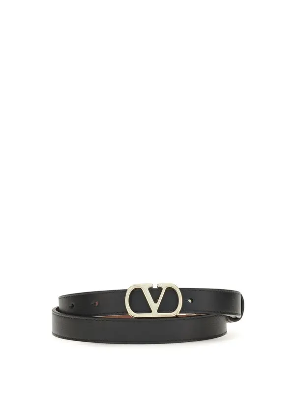 Valentino Garavani Reversible Vlogo Signature Belt - Black
