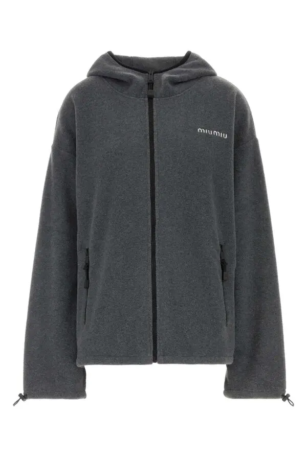 Miu Miu Oversized Pile Sweatshirt