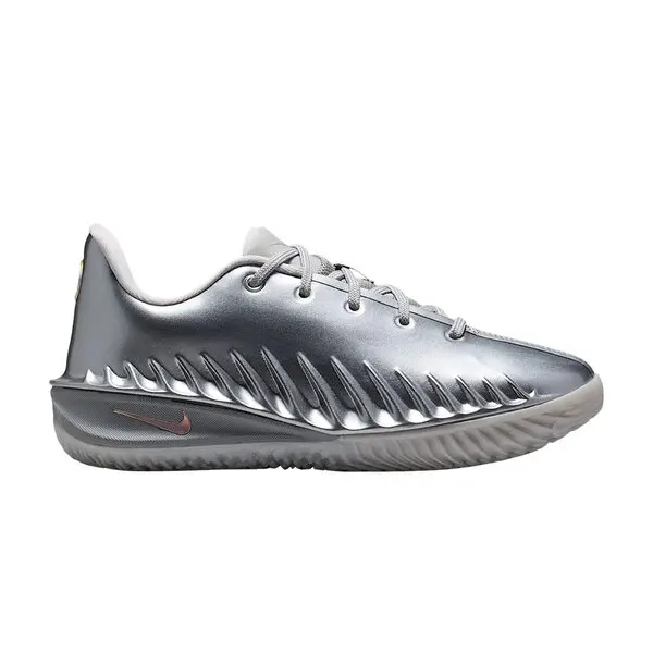 Nike G.t. Cut 4 Gs 'metallic Silver Iron Grey - Black
