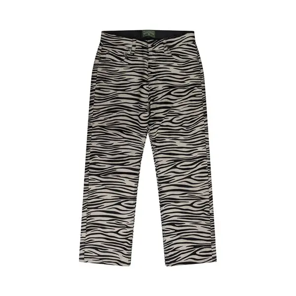 DENIM TEARS Cowhide Zebra Print Pants - Multicolor