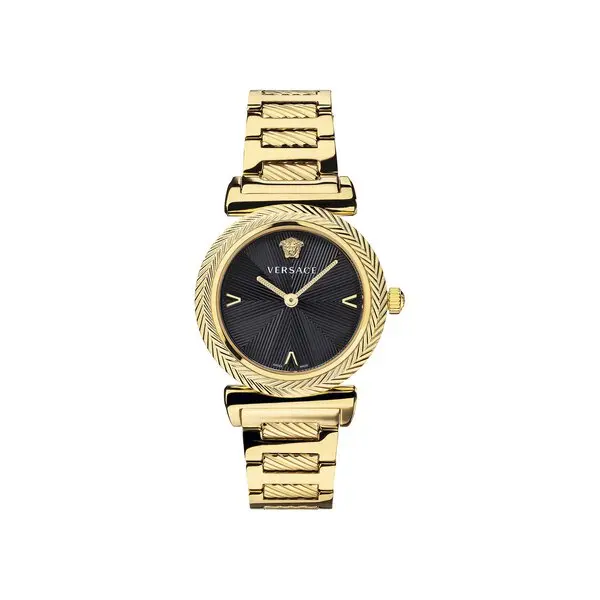 Versace V-motif Bracelet Watch - Gold
