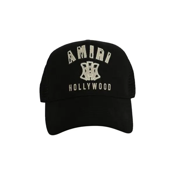 Amiri Ma Hollywood Trucker Hat - Black