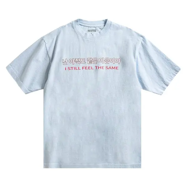 ANTI SOCIAL SOCIAL CLUB I Still Feel The Same" Graphic T-shirt - Blue