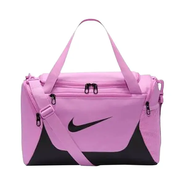 Nike 24l Xs Brasilia Duffel Bag 'light Magenta/black - Pink