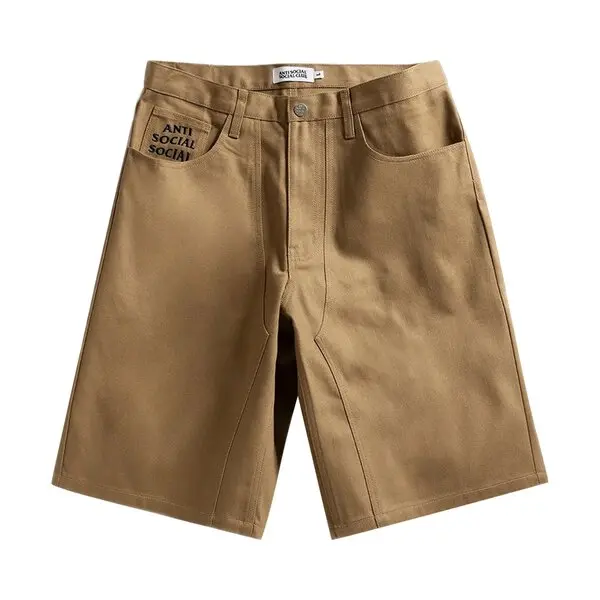 ANTI SOCIAL SOCIAL CLUB Chainstick Carpenter Shorts 'tan - Brown