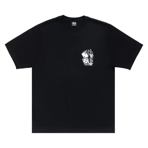 StÜssy Tall Dice Graphic T-shirt - Black