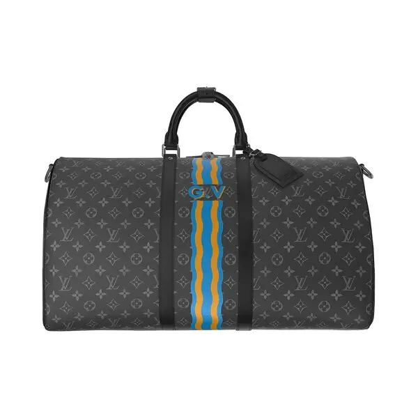 LOUIS VUITTON Keepall Bandoulière 55 Mon Monogram Monogram Eclipse Canvas