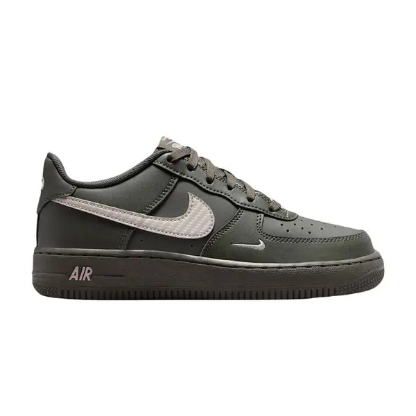 Nike Force 1 Gs "newsprint College Grey" Sneakers