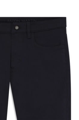 BOSS X Aston Martin Delaware Slim-fit Jeans - Black