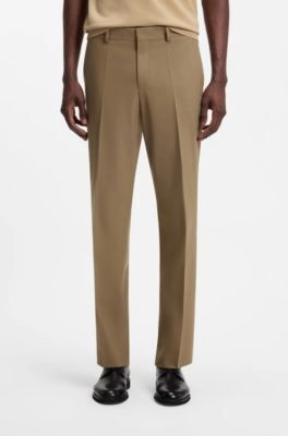 Hugo Two-piece Slim-fit Suit In A Stretch Wool Blend