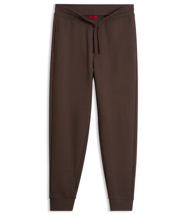 Hugo Cotton Casual Pants With Elasticized Cuffs