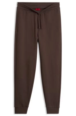 Hugo Cotton Casual Pants With Elasticized Cuffs