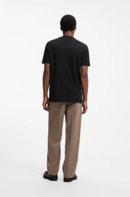 Hugo Cotton-jersey T-shirt With Poker-chip Print