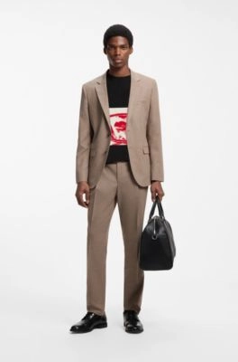 Hugo Cotton-jersey T-shirt With Graphic Print