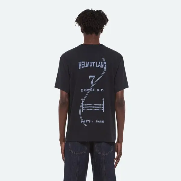 Helmut Lang Ticket Tee - Navy